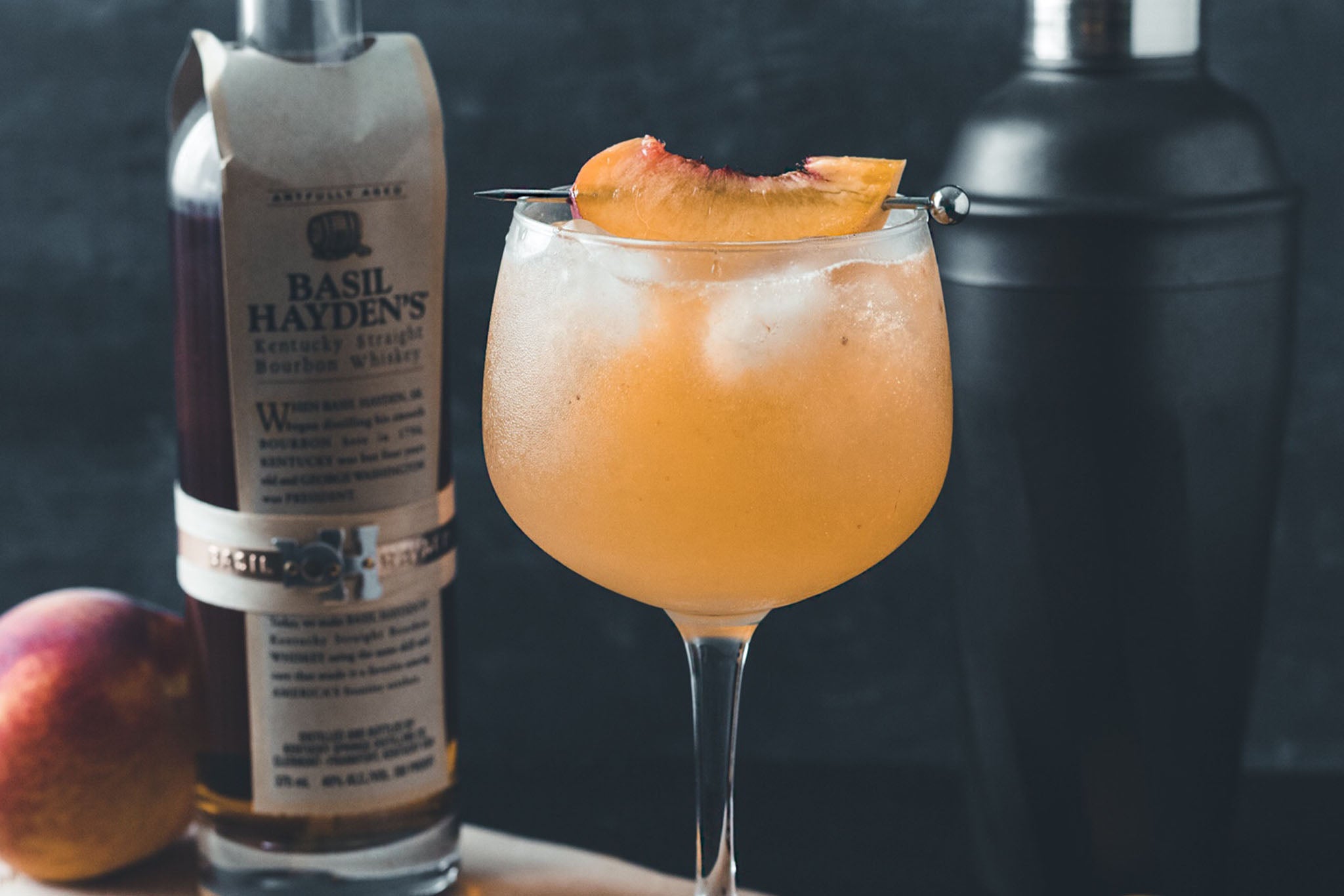 Savannah Peach Bourbon Cocktail Recipe